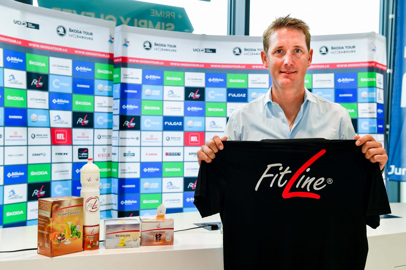 FitLine – New partner of the King of The Mountain Jersey - Škoda Tour ...